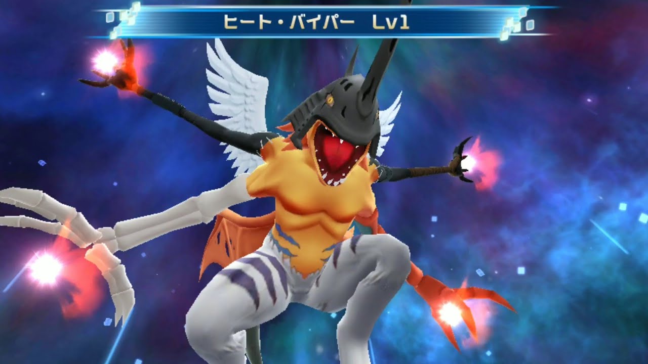 Digimon ReArise Evolution Kimeramon (キメラモン Chimairamon) - YouTube