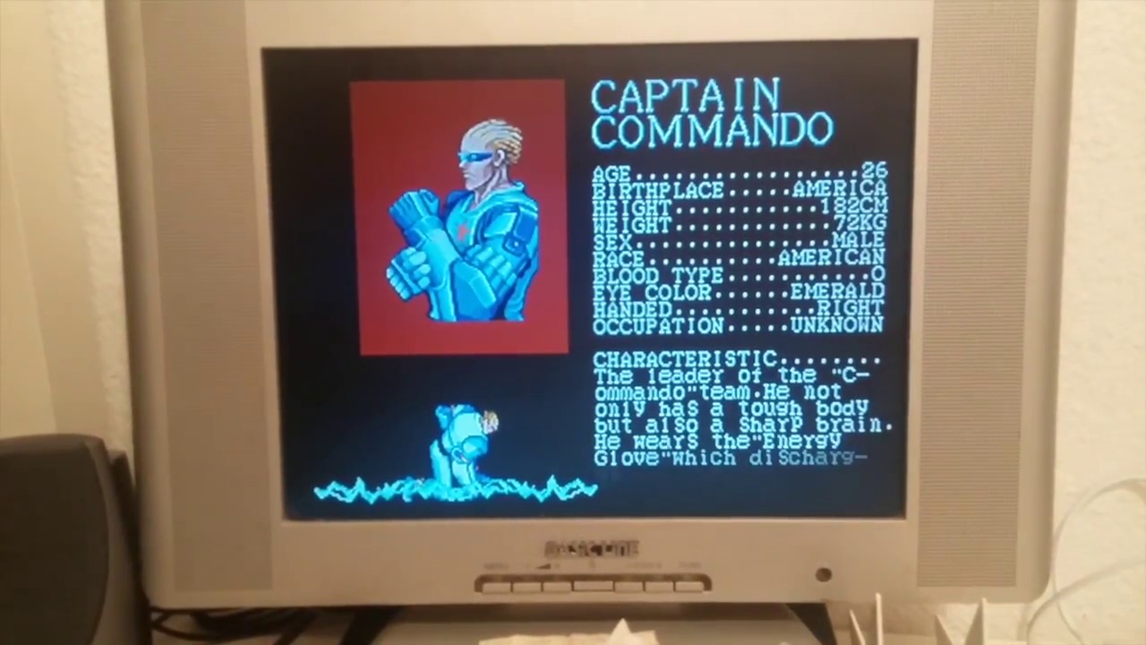 Desuicide Captain Commando CPS1 Capcom arcade board - Dead Battery ...