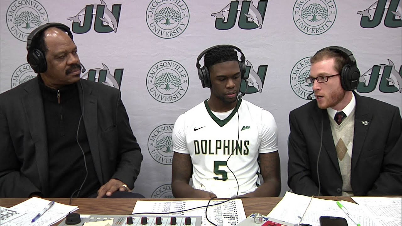 Jacksonville University's Darius Dawkins Post Game vs Trinity Baptist ...