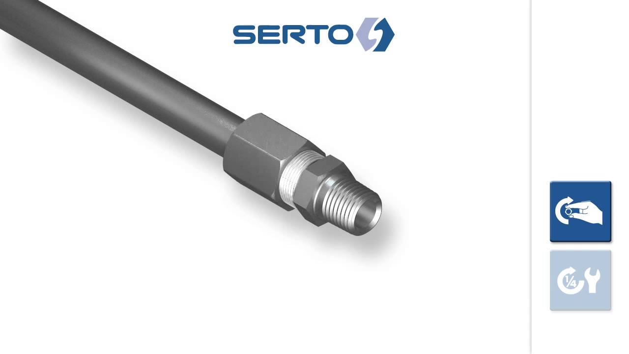 How to remount a Serto metal fitting - YouTube