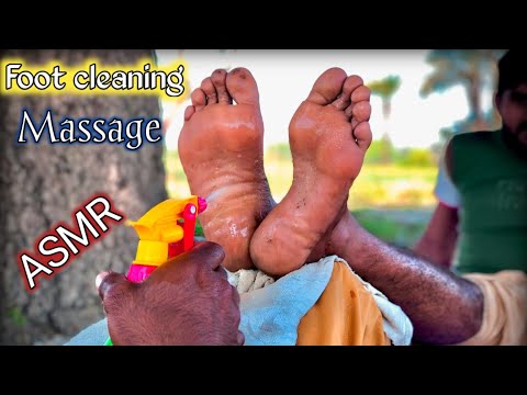 ASMR | RELAXING FEET CLEANING & LEG MASSAGE: Soothing Strokes and ...