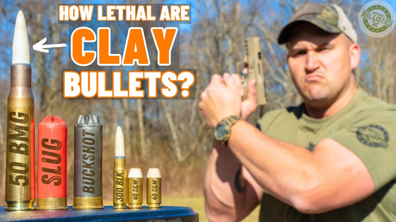 How Lethal Are CLAY Bullets? (50 BMG, 12 Gauge, 300 BLK & More ...