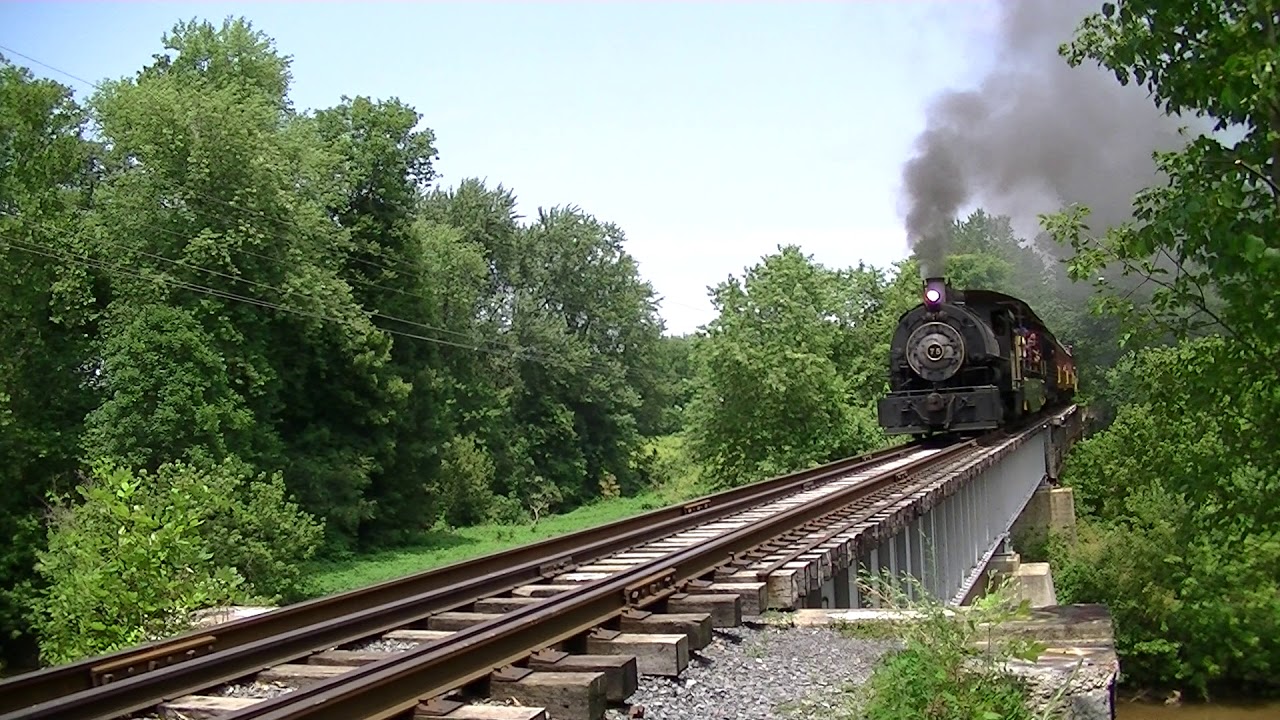 WSRR Flagg Coal 0-4-0T 75 Monocacy Bridge - YouTube