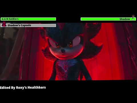 Sonic The Hedgehog 3 (2024) Opening Scene with healthbars 