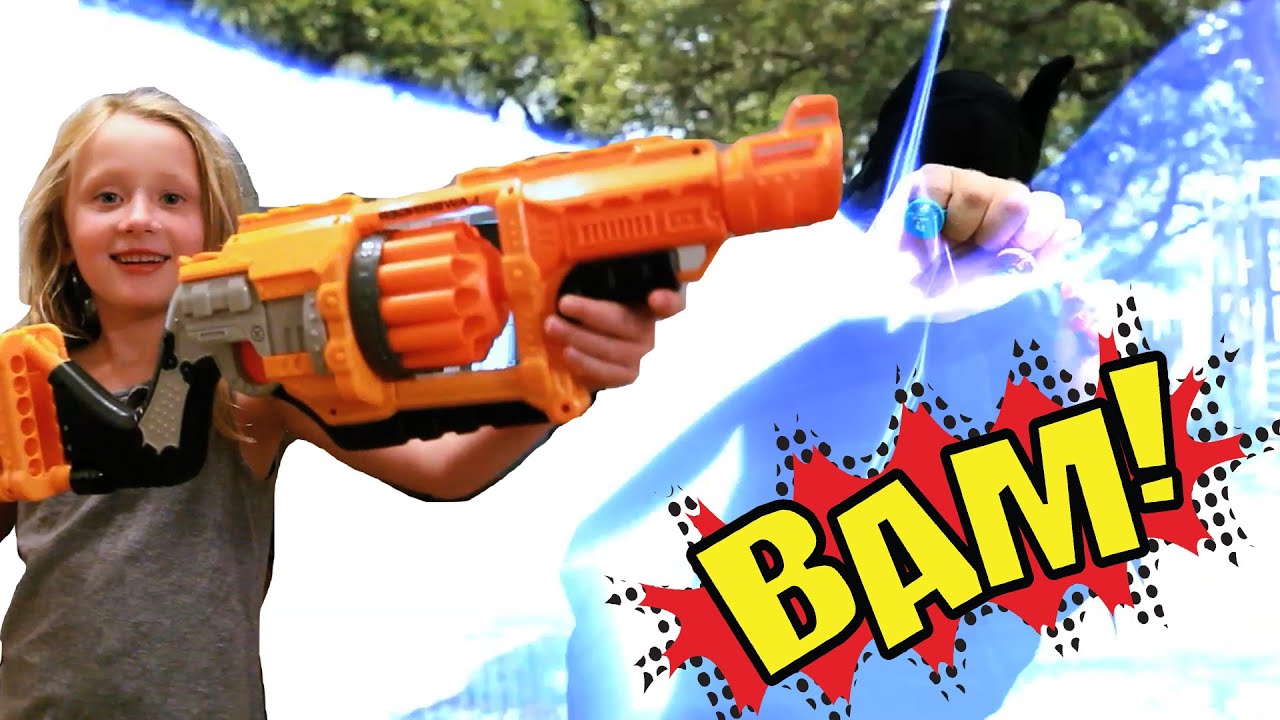 Nerf War: First Person Shooter With Batman! - YouTube