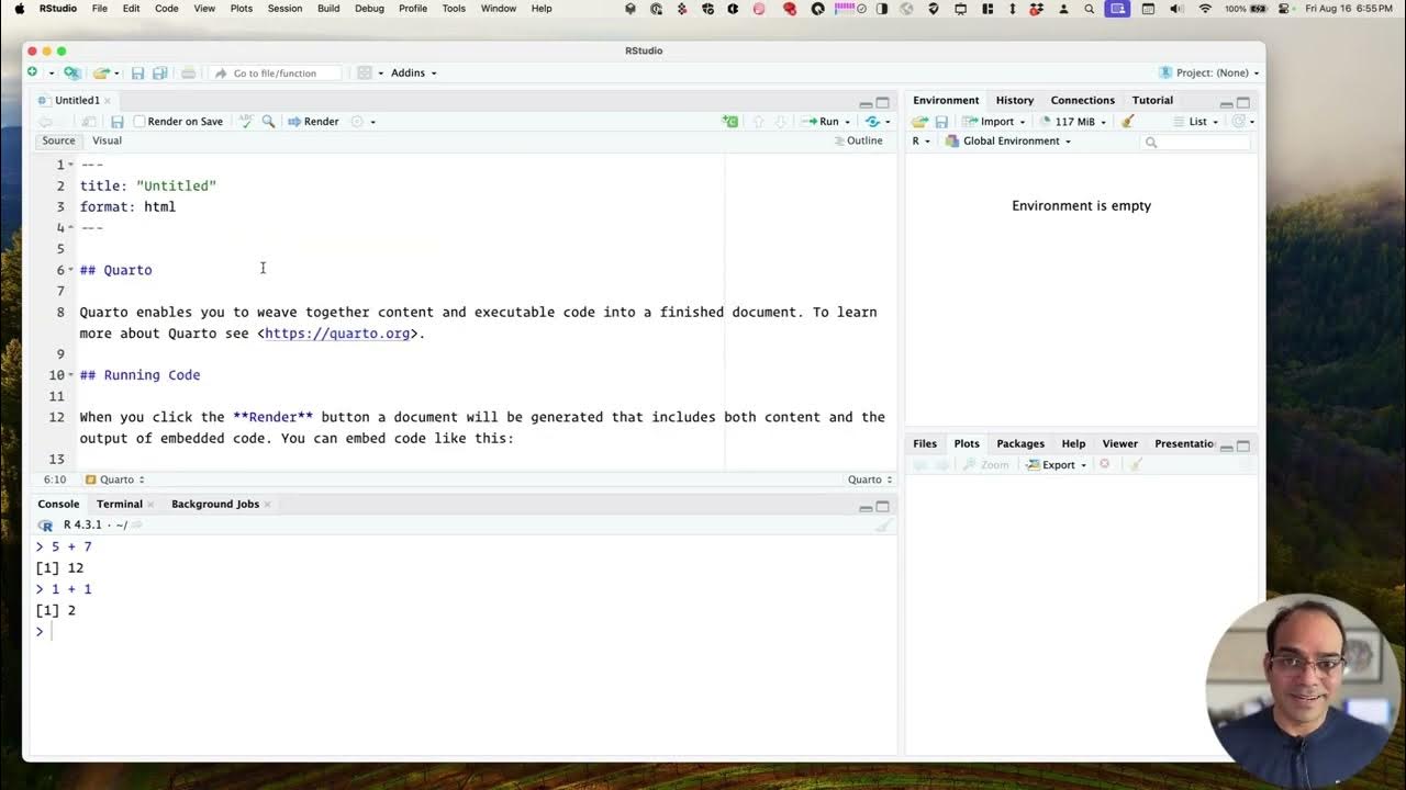 A quick intro to RStudio IDE - YouTube