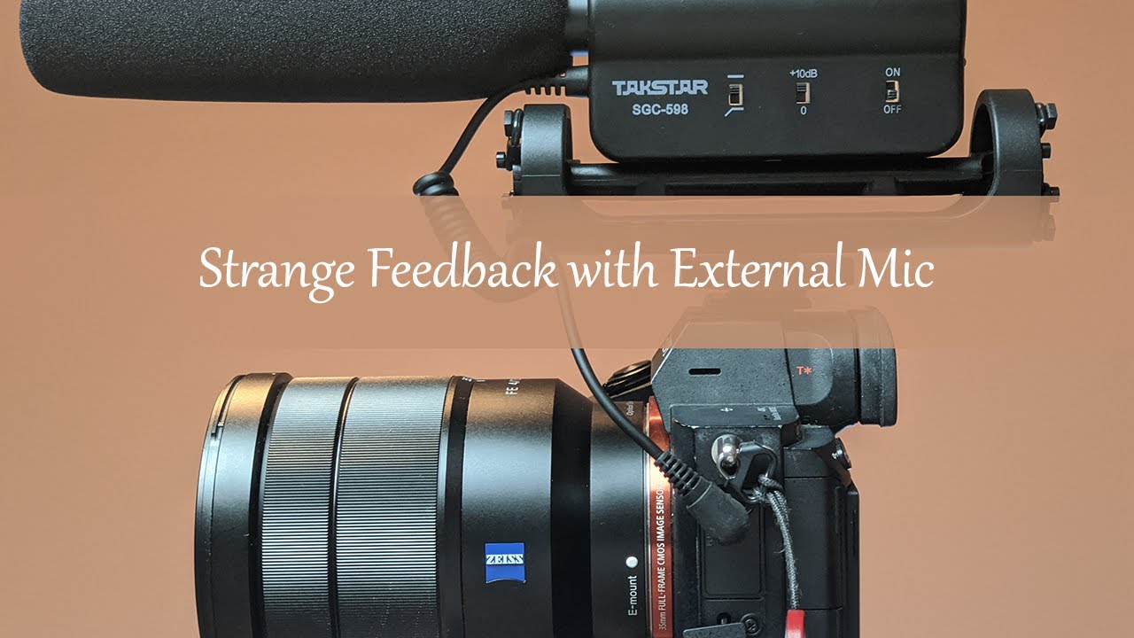 Sony A7III Weird External Mic Sound - YouTube