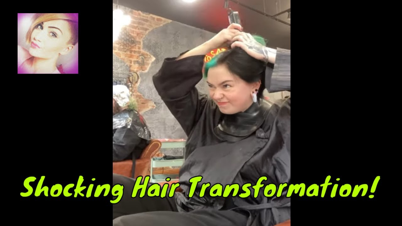 Shocking Hair Transformation! Long Locks to Buzzcut 💇‍♀️😱 - YouTube