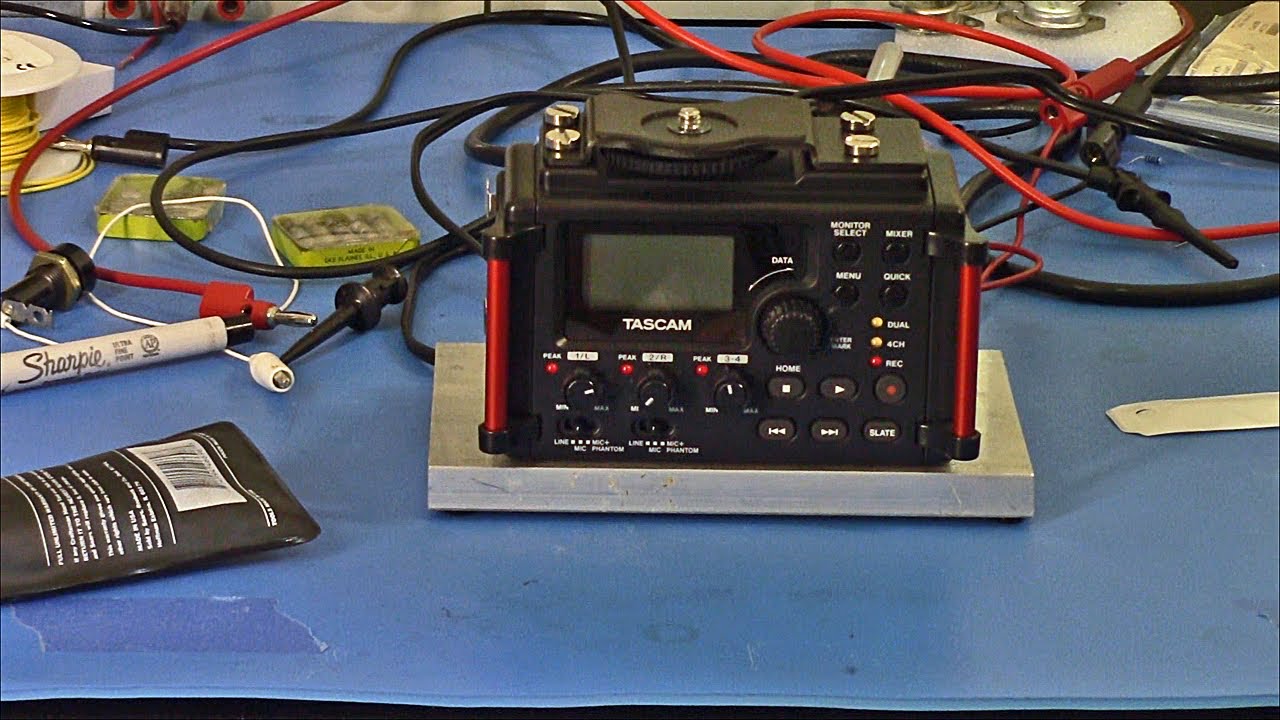 Operating a Tascam DR60 MkII Recorder Without Batteries - YouTube