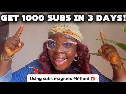 🔥 NEW SUBSCRIBERS MAGNET! Get 1,000 Subscribers in 3 Days