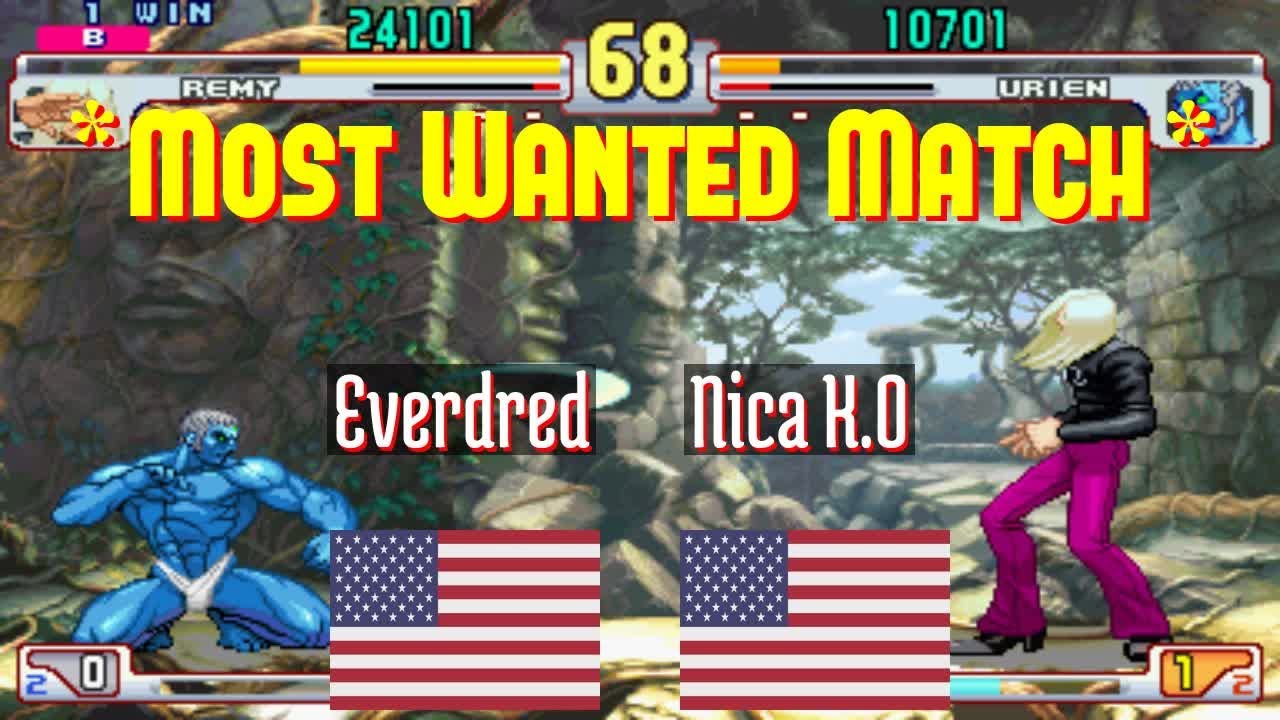 @sfiii3nr1: Everdred (US) vs Nica K.O (US) [SF III 3rd Strike sfiii sf3 ...