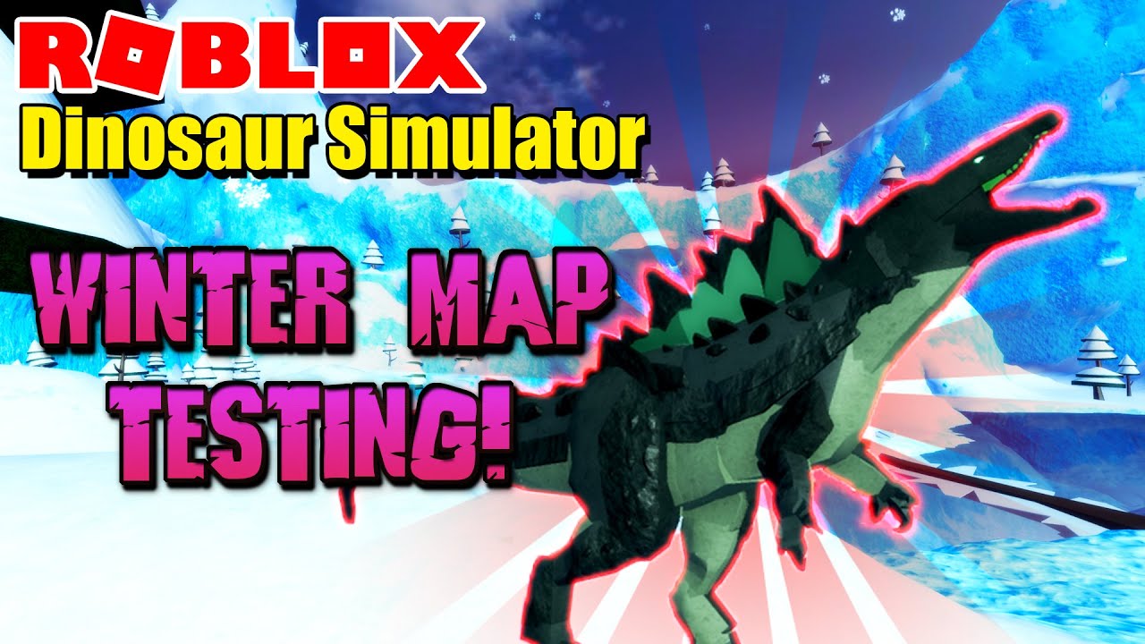 Roblox Dinosaur Simulator - Exploring The NEW Winter Map! - YouTube