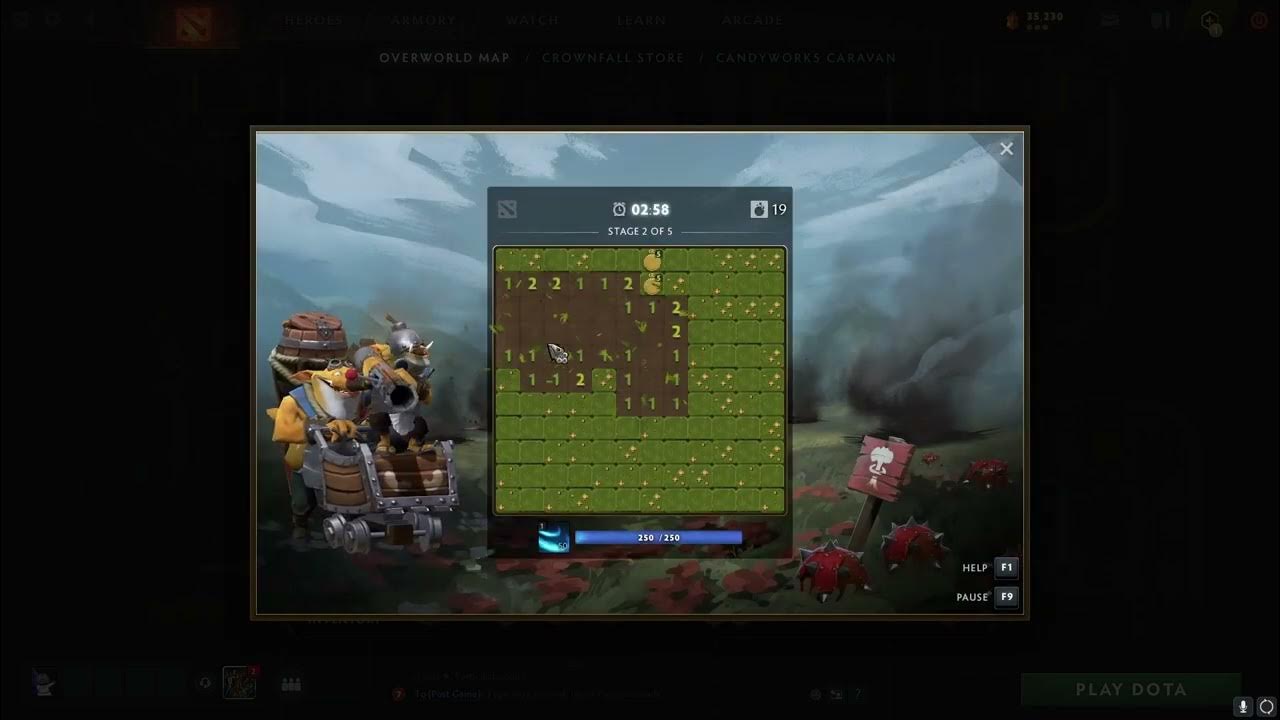 Dota 2 Minesweeper Bot auto-solver - YouTube
