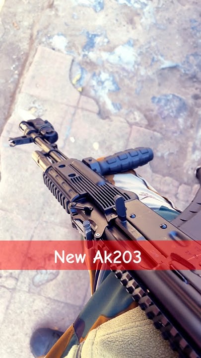 India new Assault Rifle Launch Ak203☠️#new #ak203 #launch #indianarmy #rap #top #short # ...