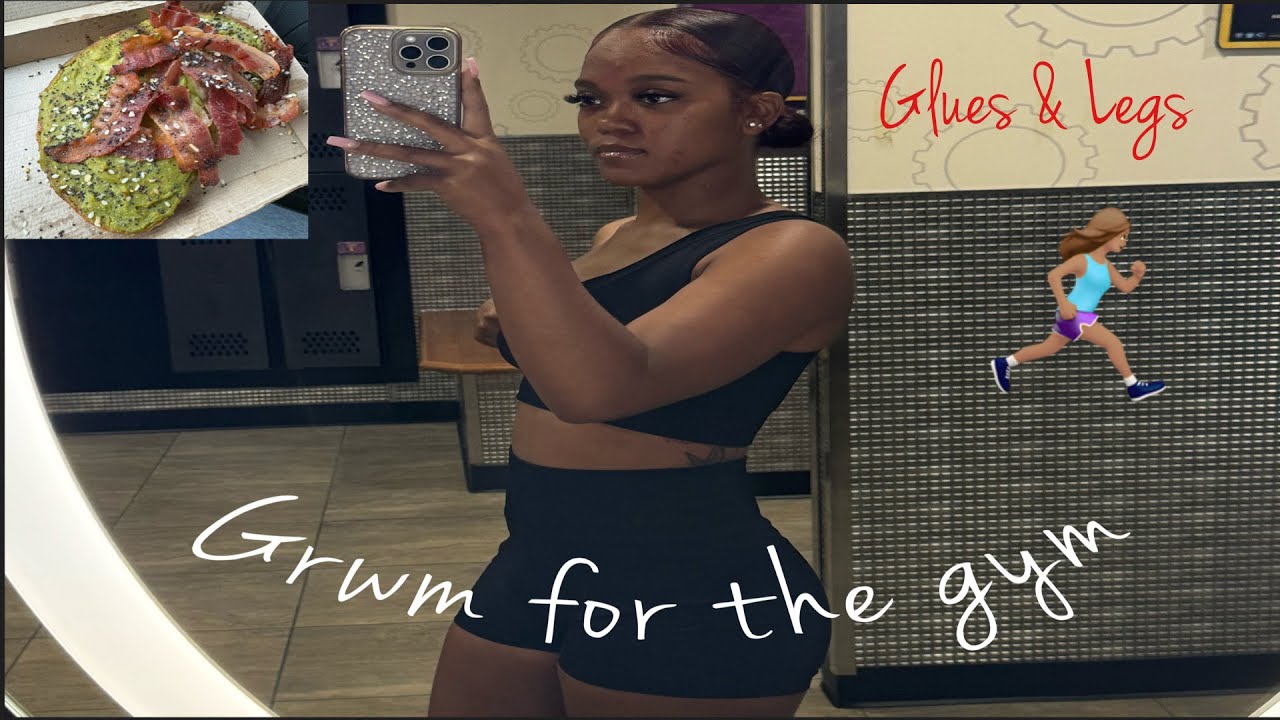 GYM VLOG: GRWM, Morning Routine, Hair, Workout - YouTube