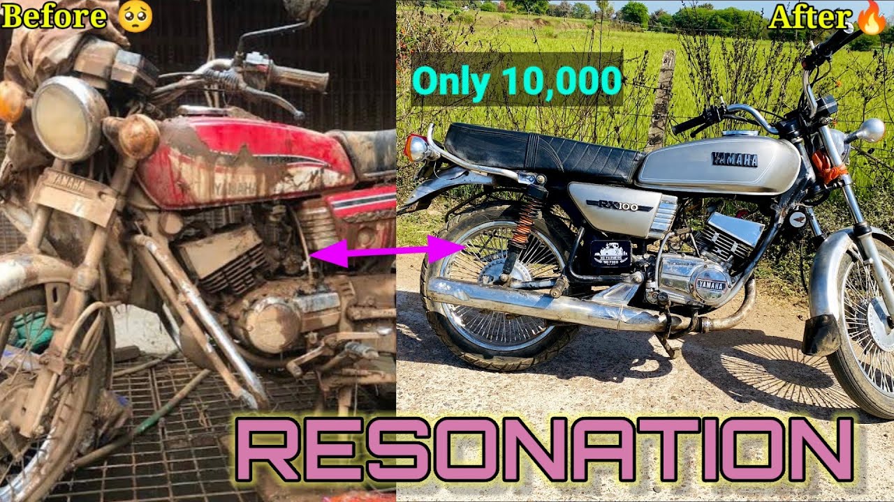 Rx 100 restoration only (10000₹)🔥|| Rx100 modifications cost 💲 || rx100 ...