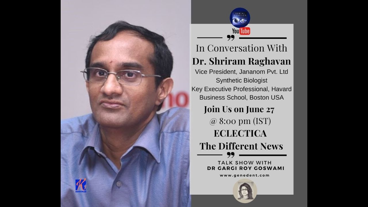 ELECTICA Episode 14: Dr. Shriram Raghavan on Signatures of Microbiome ...