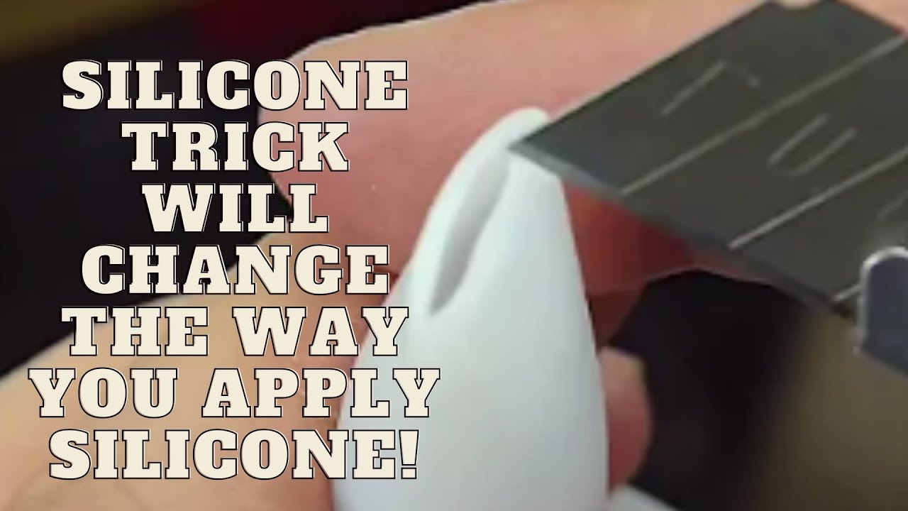 Trick to Cutting a Silicone Tip. Trick Will Change the Way You Apply ...