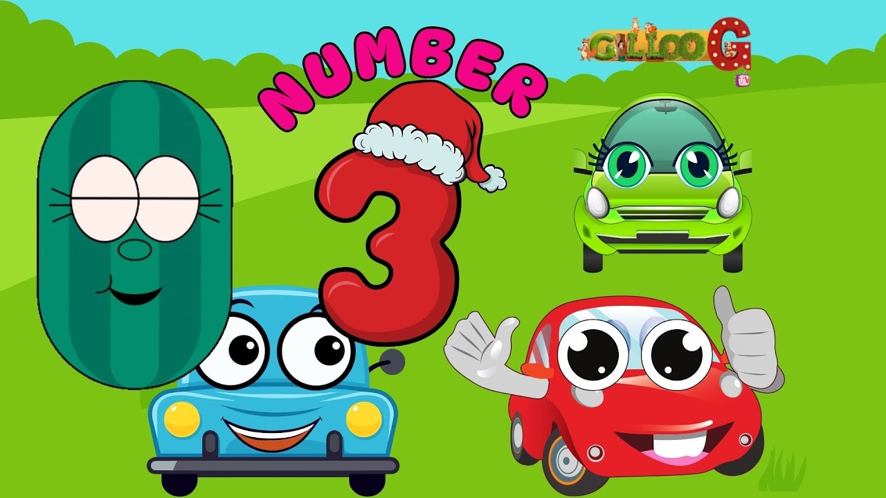 Numbers for kids | Let's Learn Number 3 | Math for kids | Kindergarten ...