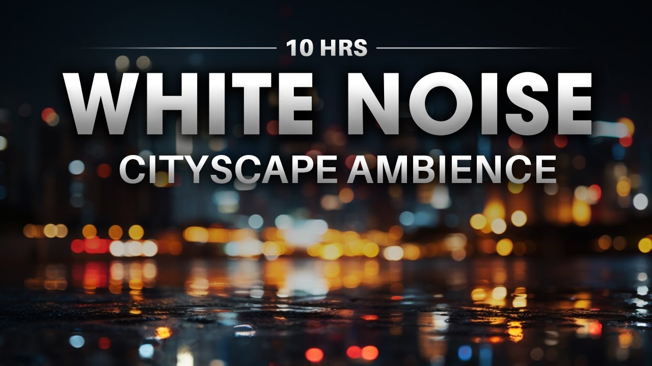 Cityscape Ambience | 10 Hours of Distant Urban Sounds from a Skyscraper ...