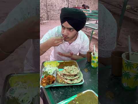 I tried Panjab university ka Khanna 😱 | Thali in ₹60 | street food | param aedy #shorts #shortsfeed