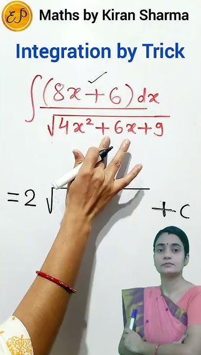 Integration Trick (A-38)|Integration by Trick |InDefinite Integrals by Kiran Sharma #shorts ...