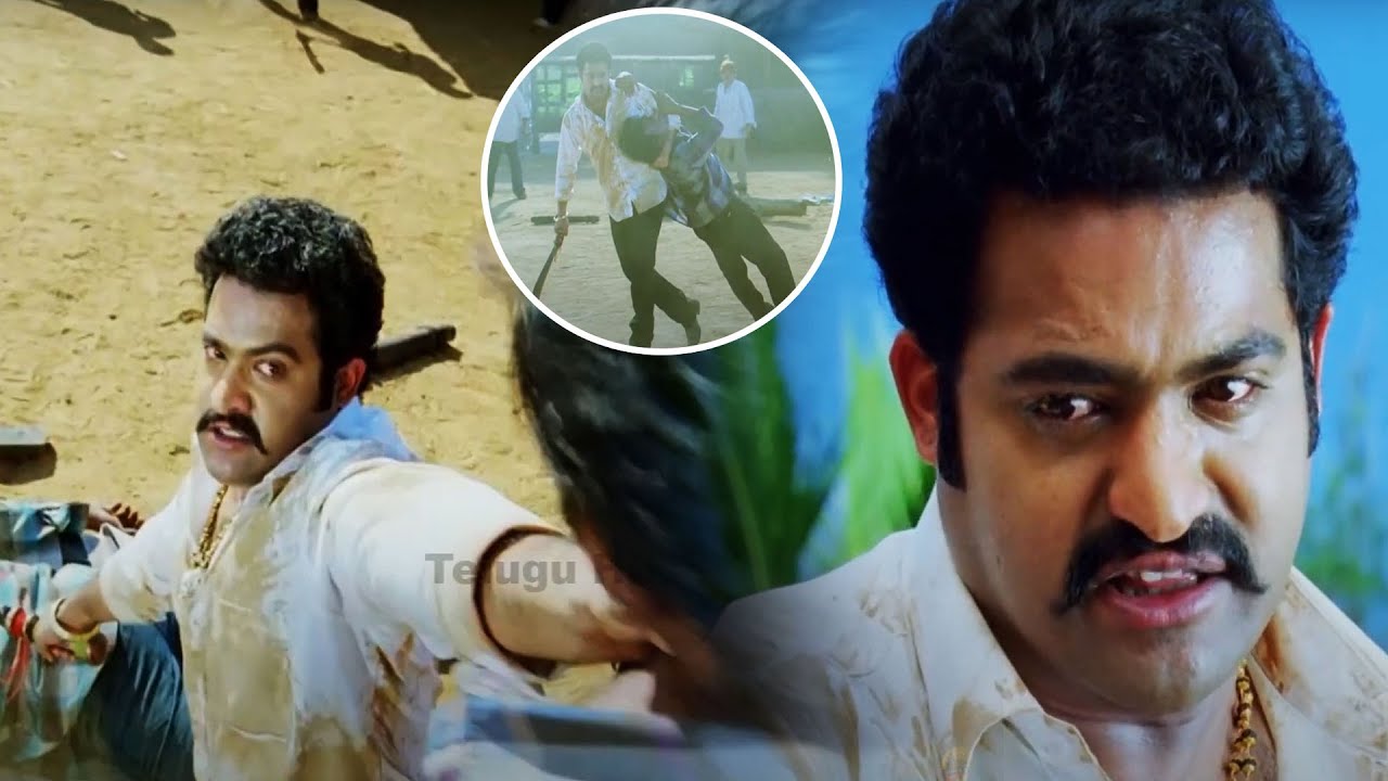 Jr Ntr Power Full Super Hit Climax Action Fight Scene | Jr Ntr Fight ...