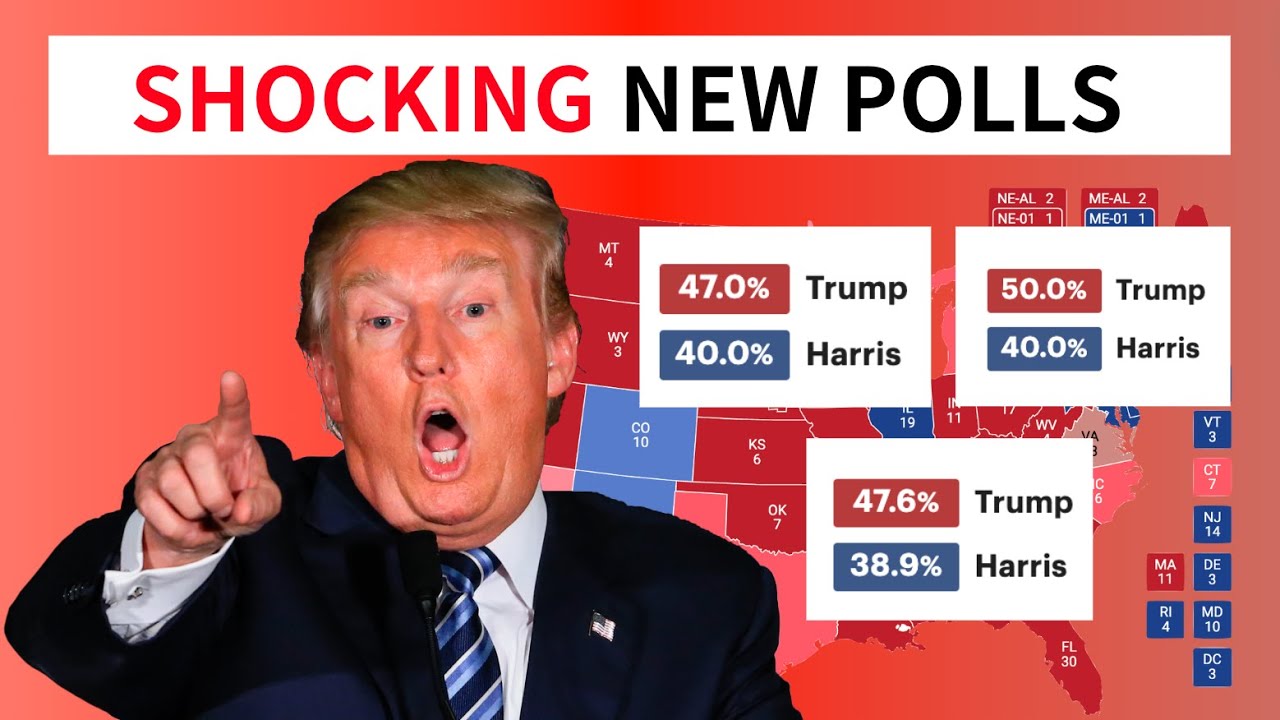 2024 Election Map According to the Latest Polls! | Trump vs Harris ...