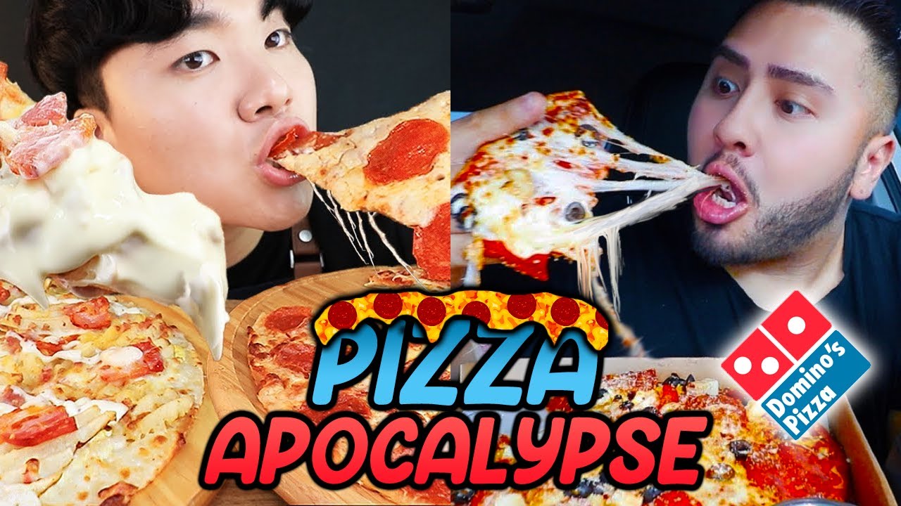 Mukbangers DEVOURING PIZZA 2 - YouTube