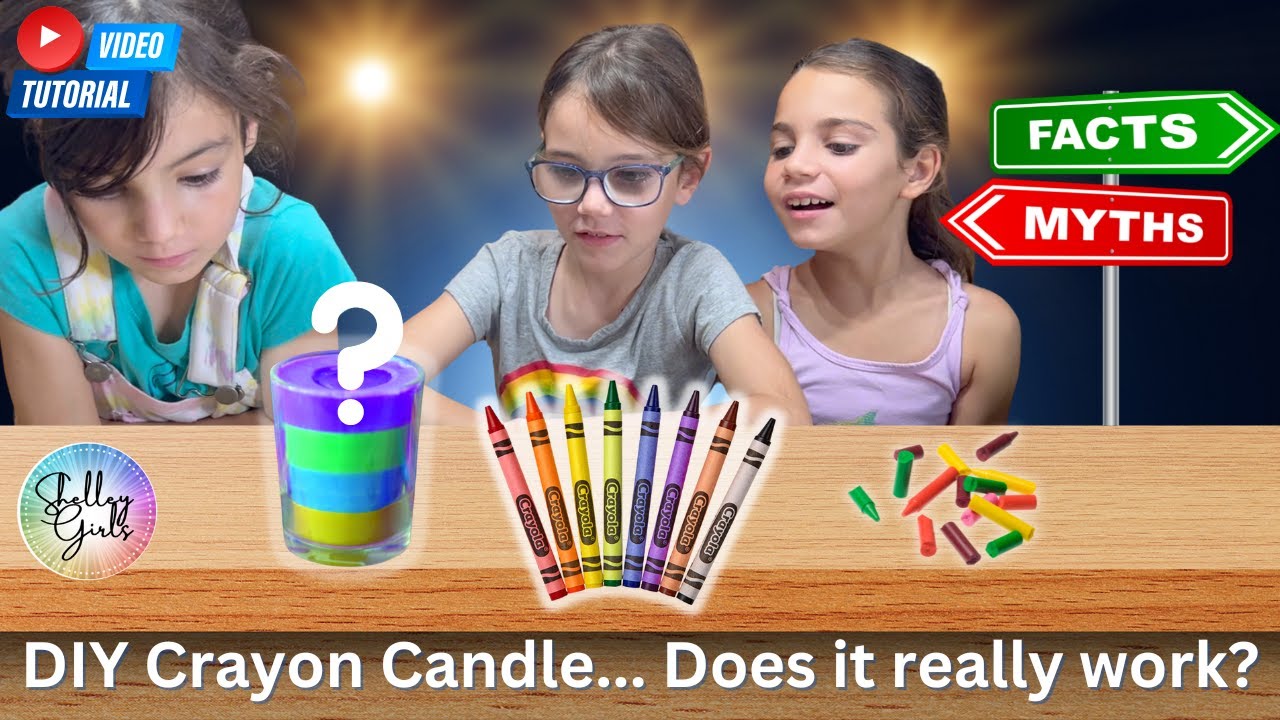 Crayon Candles: Fact Or Myth? #crayons - YouTube