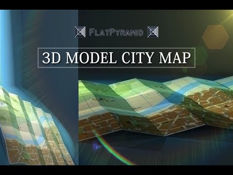 3D Model City Map Review - YouTube