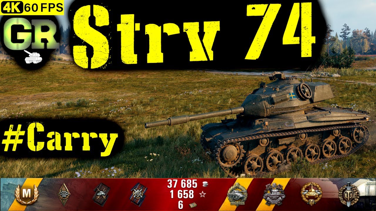World of Tanks Strv 74 Replay - 9 Kills 2.2K DMG(Patch 1.4.1) - YouTube