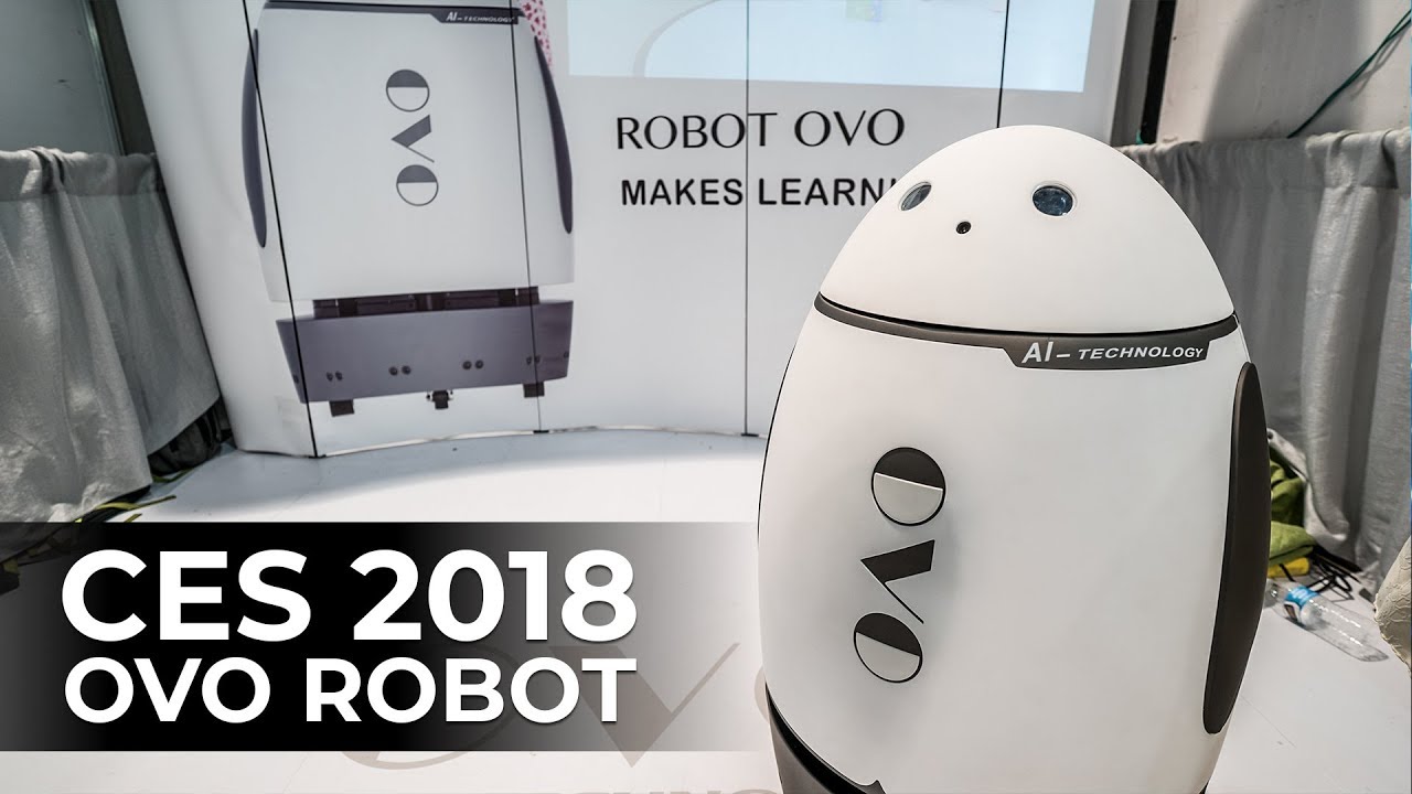 CES 2018 - OvO Robot at the Consumer Electronics Show - YouTube