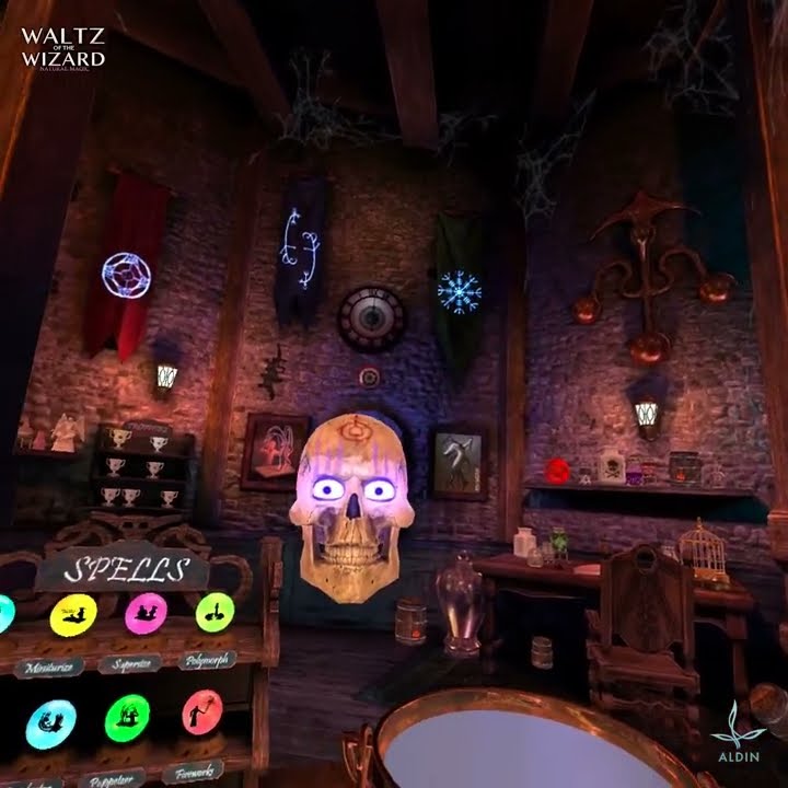 Make Skully float out the window - Waltz of the Wizard VR - YouTube