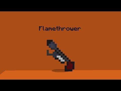 Minecraft Flamethrower (VANILLA) - YouTube
