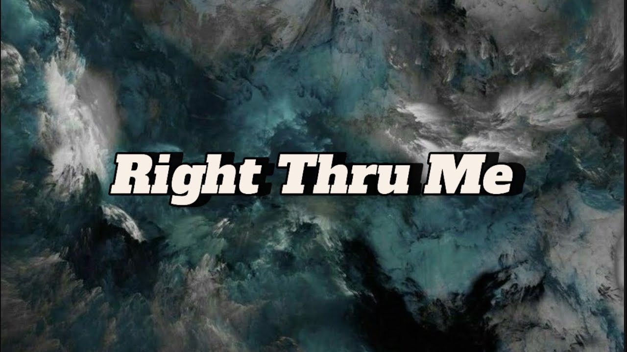 Nicki Minaj- Right Thru Me (Lyrics) - YouTube