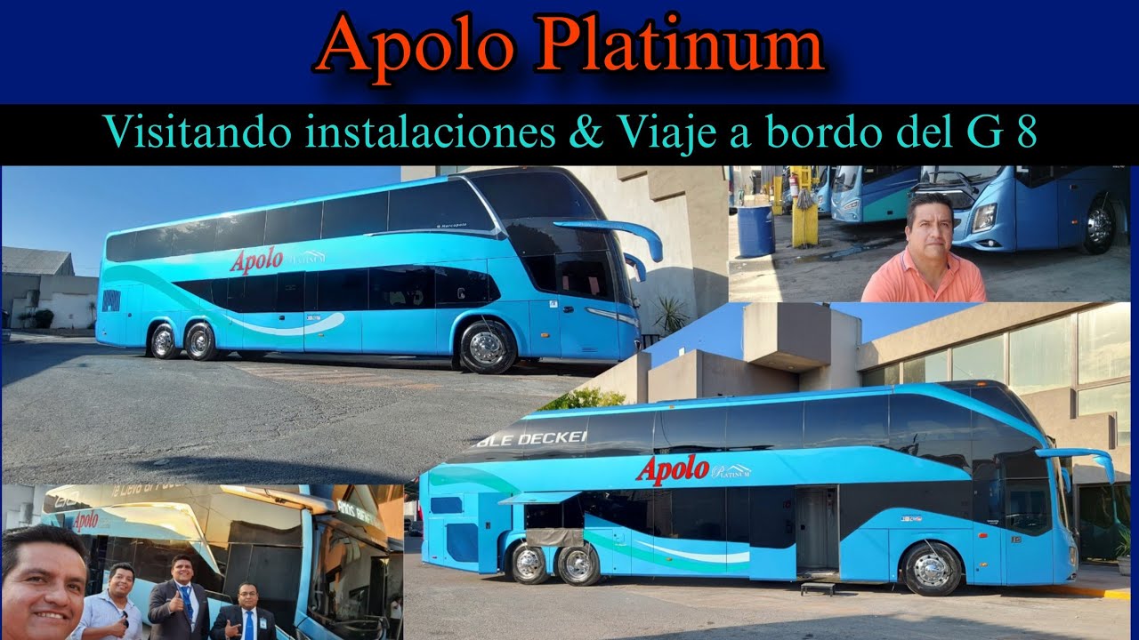 Apolo Platinum Autobuses & Viaje a bordo del Marcopolo G8 - YouTube