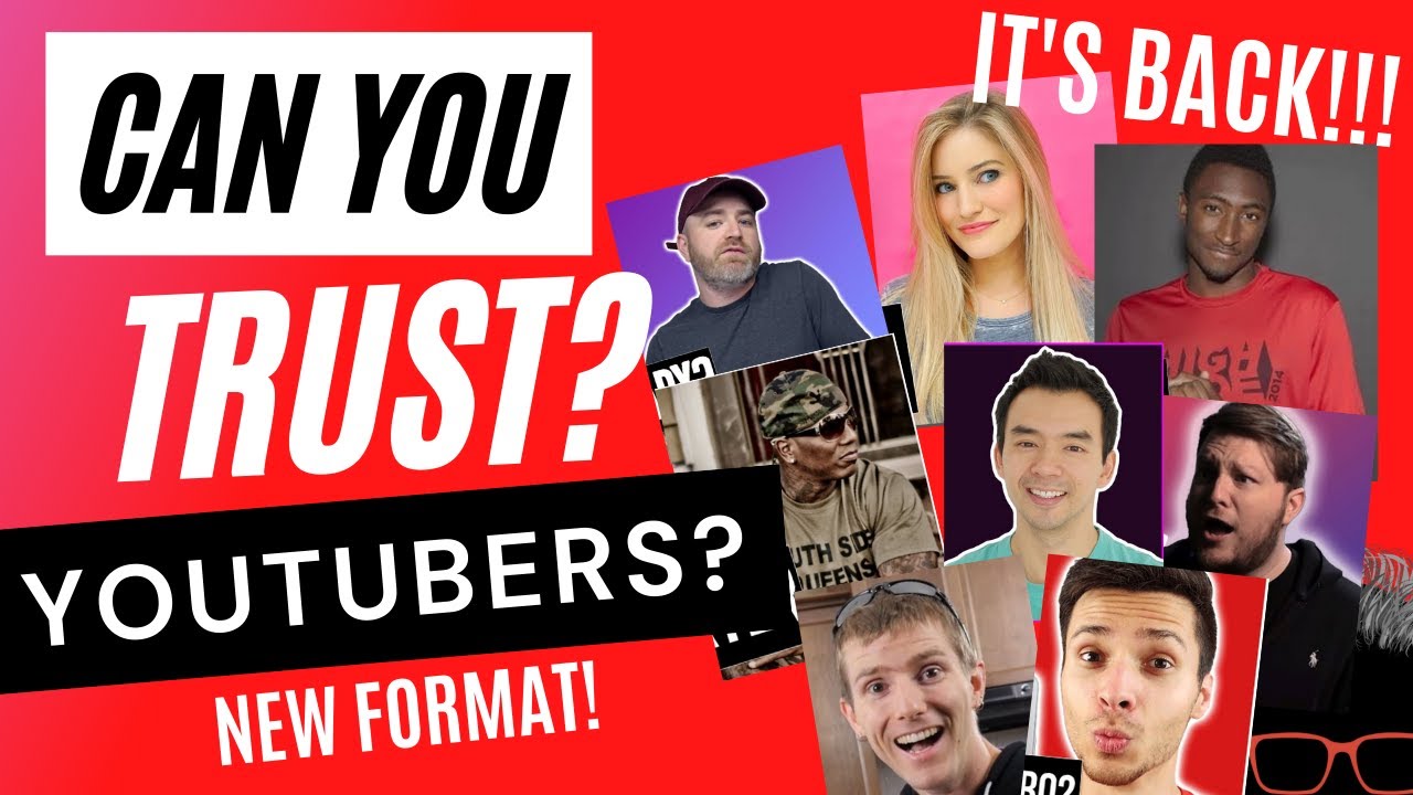 Can You Trust YouTubers? The Series is BACK with a New Format!!! - YouTube