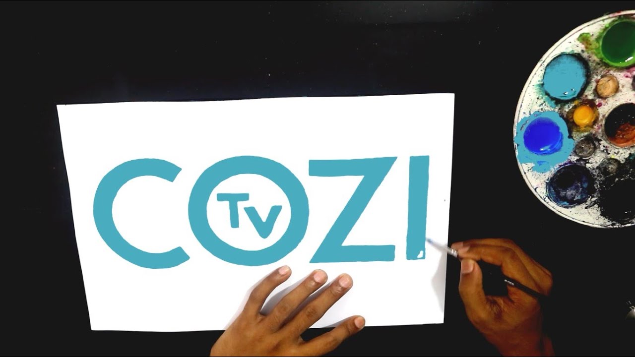How to draw the Cozi tv logo - YouTube