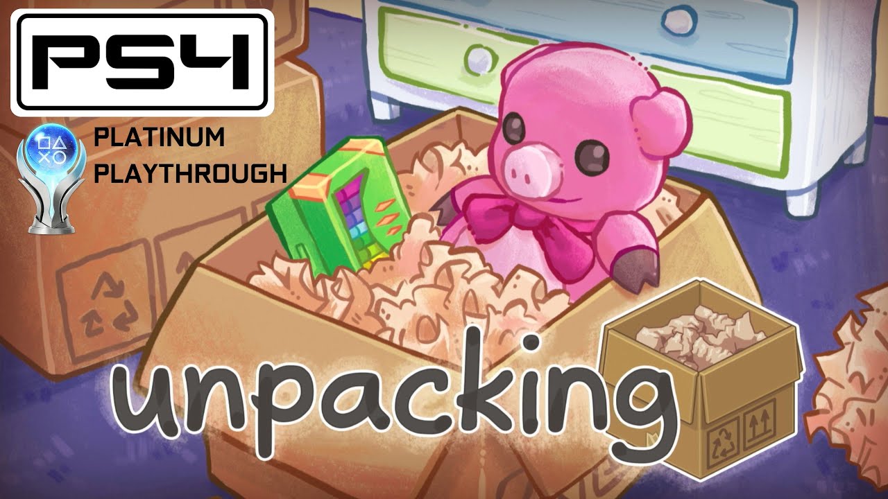 Unpacking | Full Platinum Playthrough | PS4 Gameplay - YouTube
