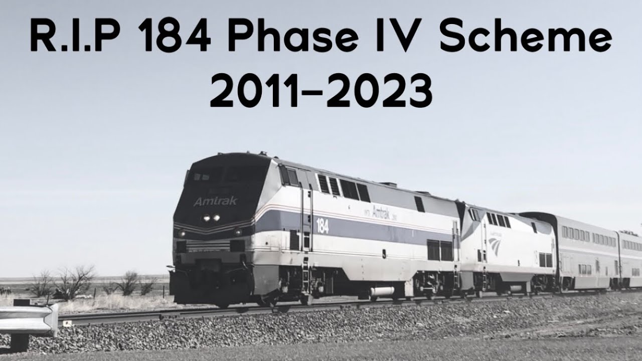 R.I.P Amtrak Phase IV 184 - YouTube