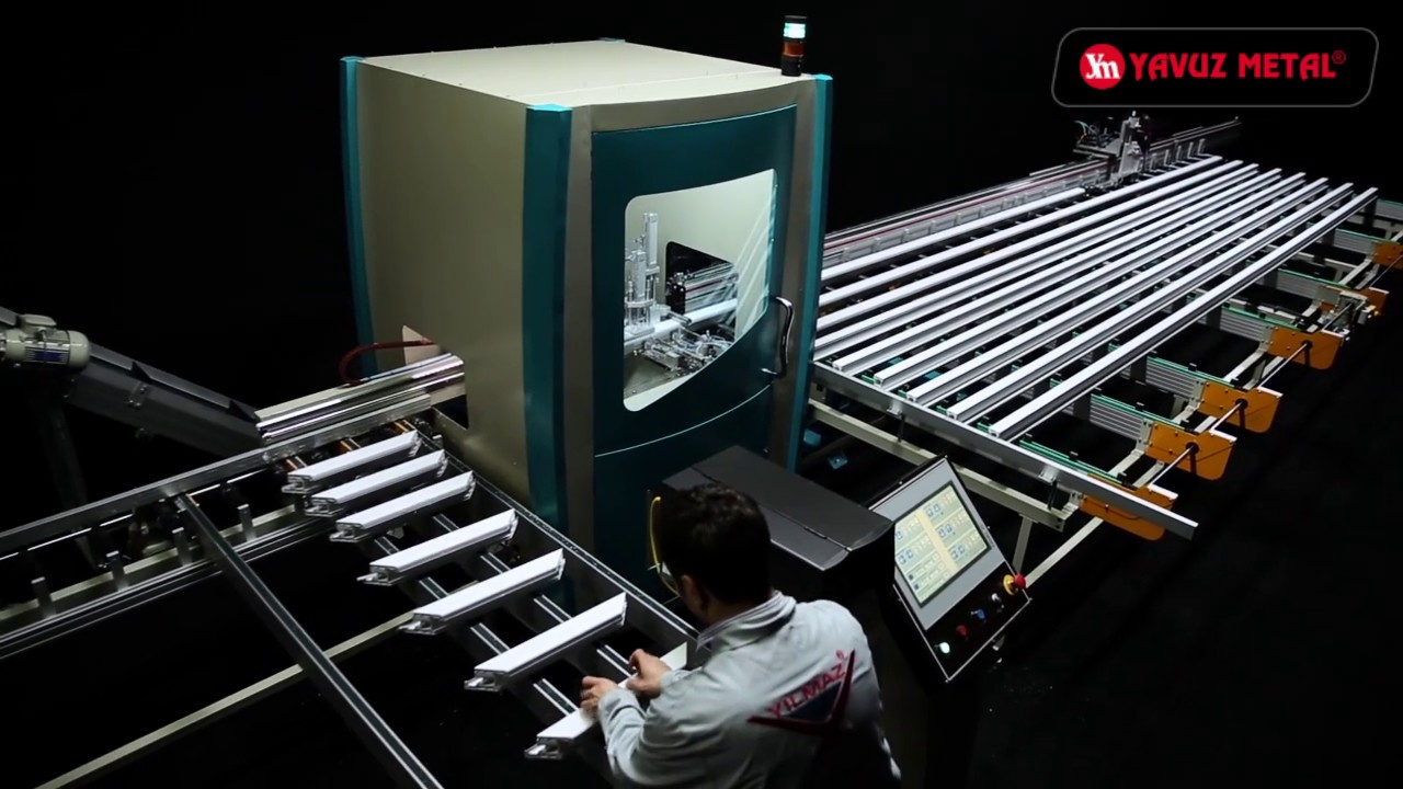 PCC 6505 - Profile Cutting Center - YouTube