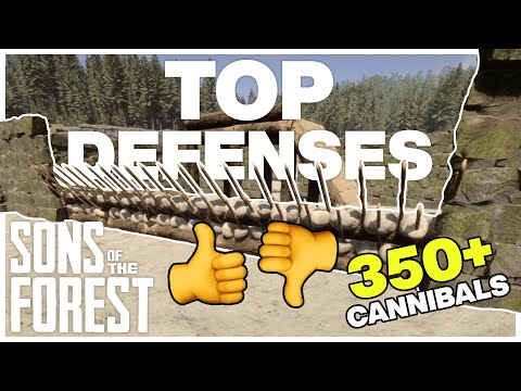 Rating Defensive Walls/Barriers in Sons of the Forest 2024 Guide