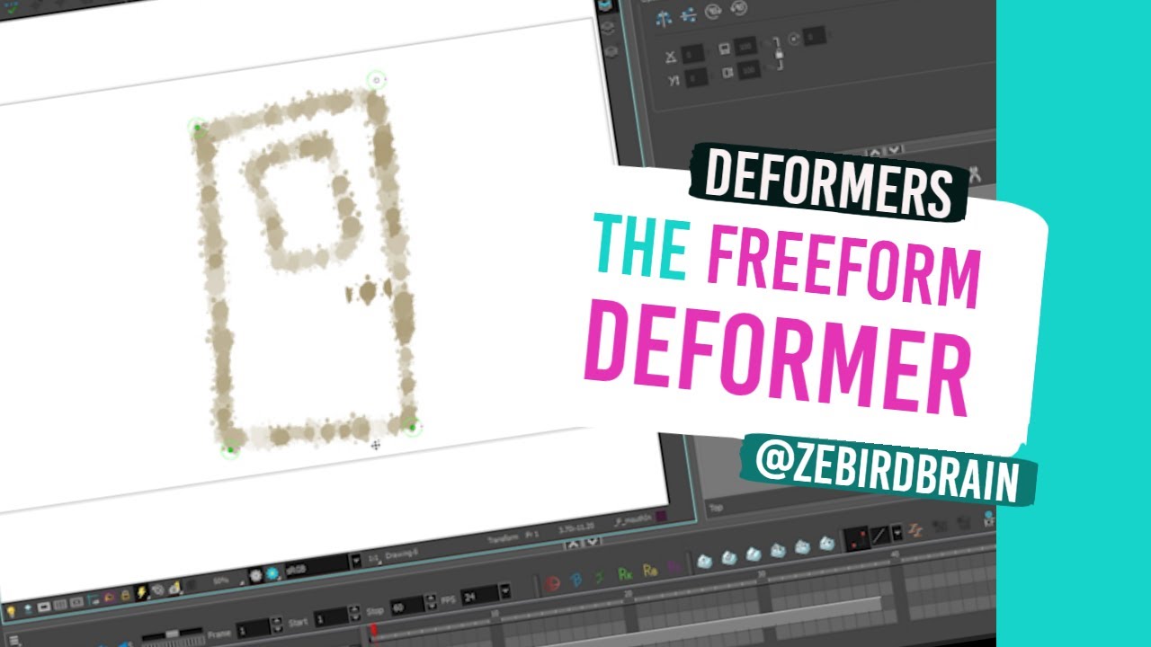 DEFORMERS - Freeform deformer (AKA cool perspective and textures ...