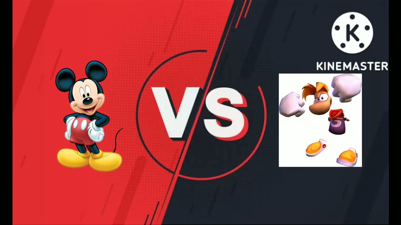 Mickey mouse vs Rayman rap battle - YouTube
