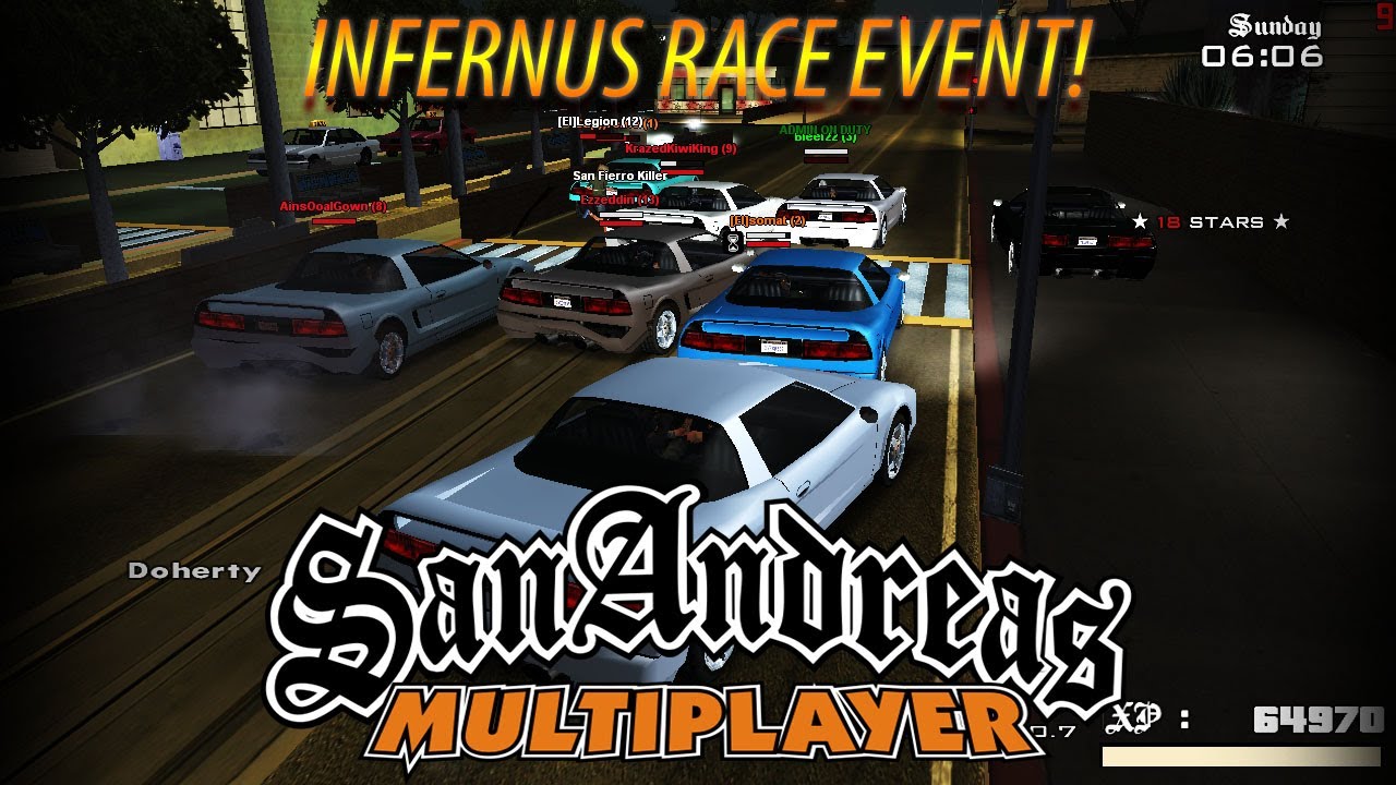 GTA SAMP - Infernus Race Event - YouTube