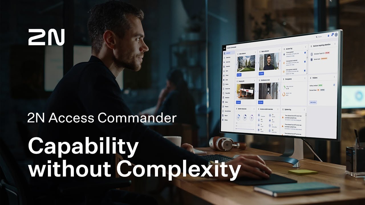 2N Access Commander 🦾 Capable IP Access Control System Management - YouTube