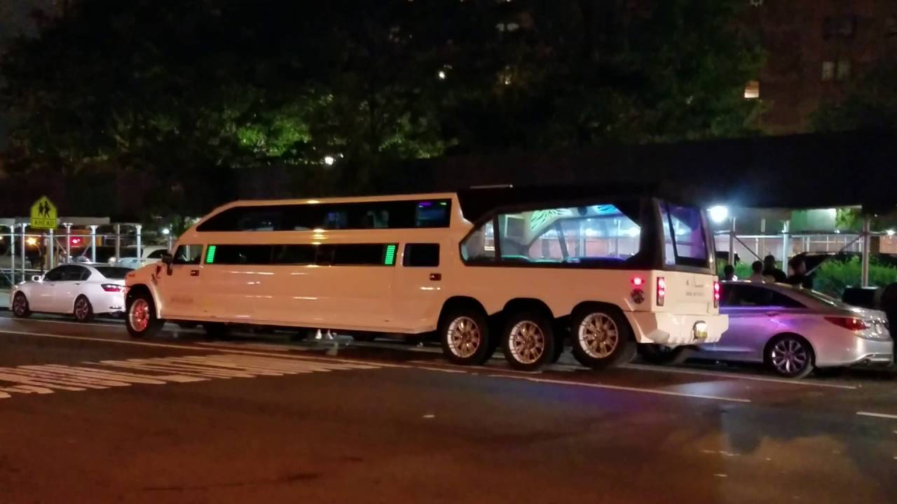 Nice, Fancy Long Hummer Stretch Limo Awaits Its Patrons In East Harlem ...