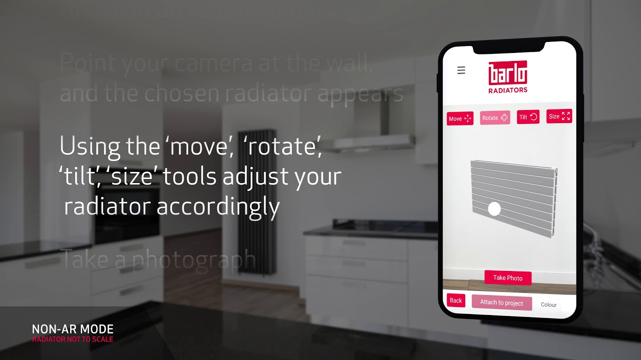 Barlo Radiators Designer AR app video guide - YouTube