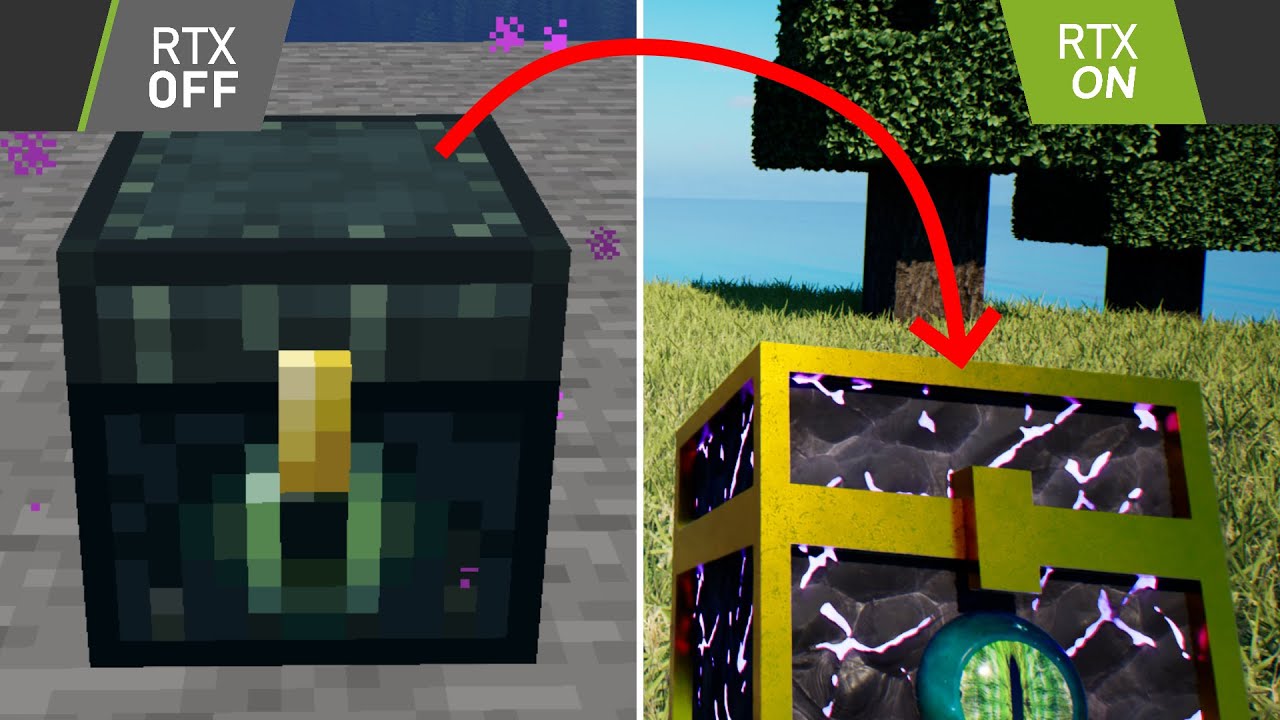 Realistic Water Chest - Minecraft RTX Animation #minecraft #RTX - YouTube